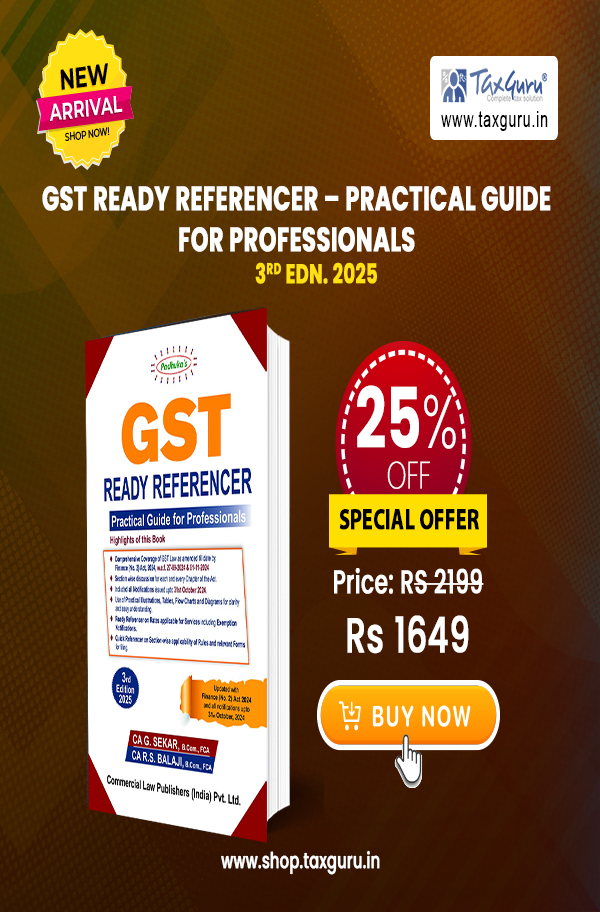 GST Ready Referencer 2025 – 25% Off, Free Shipping