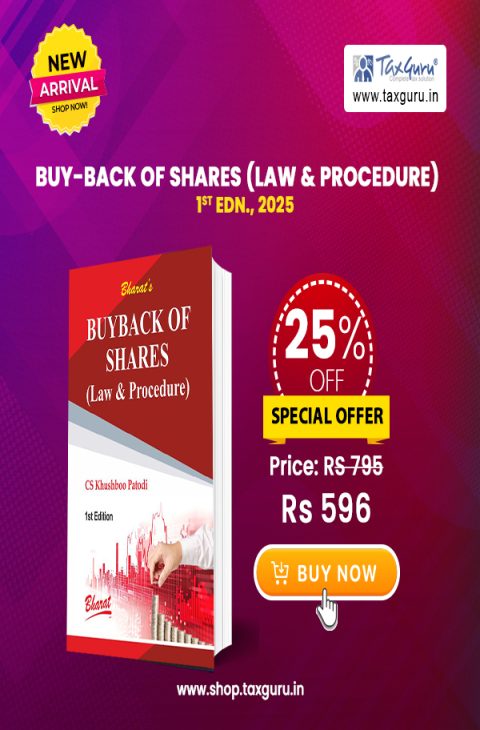 Buy-Back of Shares 2025 – 25% Off, Free Shipping