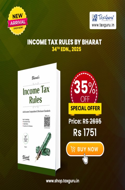 Income Tax Rules 2025 | 35% Off + Free Shipping
