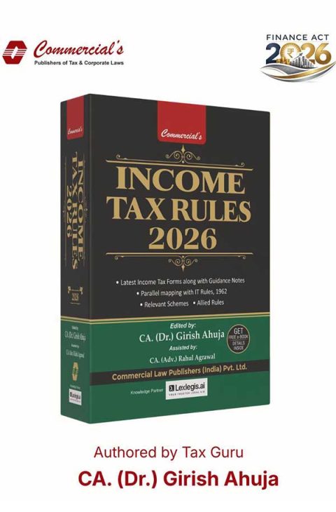 Income Tax Rules 2026 | Ahuja & Aggarwal | Edition 2026