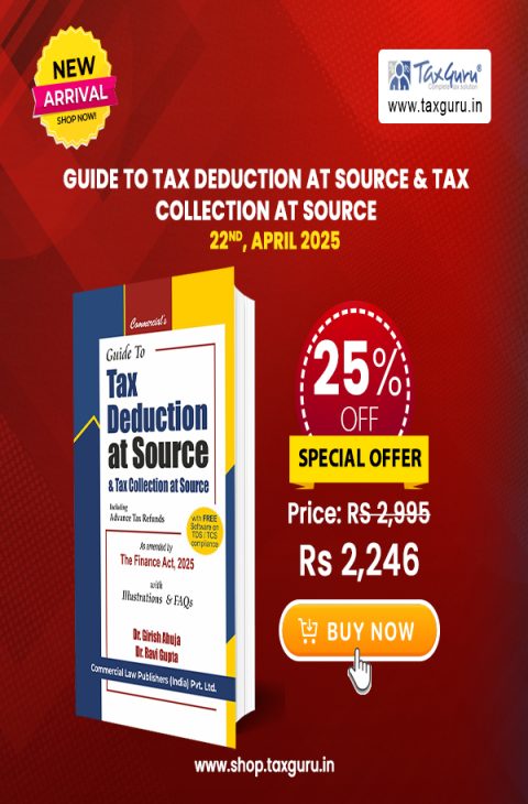 Guide to TDS & TCS 2025 – Ahuja & Gupta | 25% OFF