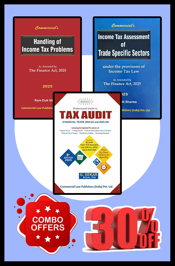 Combo GST – Manual + Practiotioner’s Examination + Ready Reckoner + Judgements