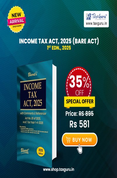 Income Tax Act, 2025 Bare Act | 35% Off + Free Shipping