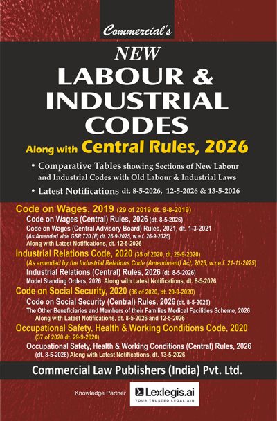 New Labour & Industrial Codes with Central Rules 2026 | 5th Edition