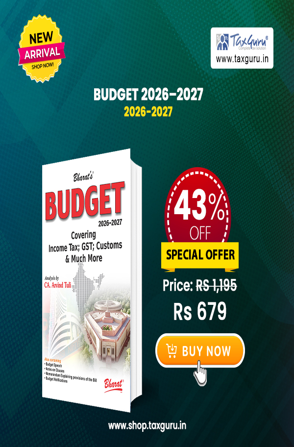 Budget 2026–2027 | Income Tax, GST & Customs | CA Arvind Tuli